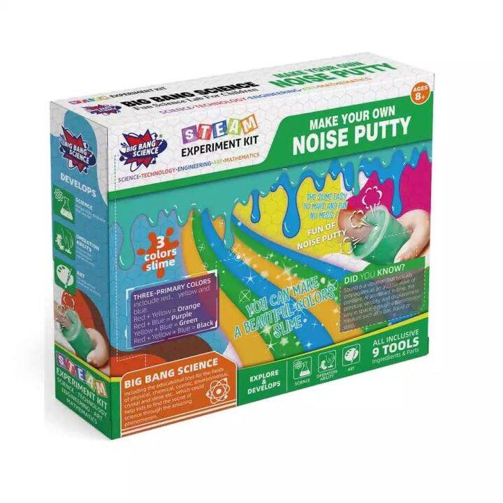 MAKE YOUR OWN NOISE PUTTY (Medium)-Science Experiment Kit | Lazada PH
