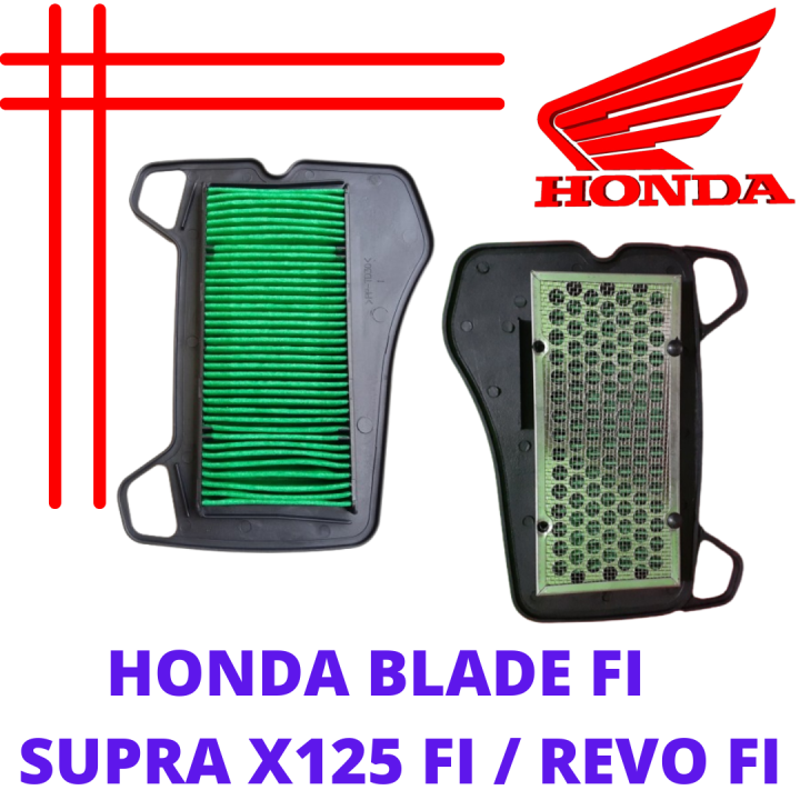 Filter Saringan Udara Motor Honda Supra x 125 Fi Blade Fi Revo Fi ...