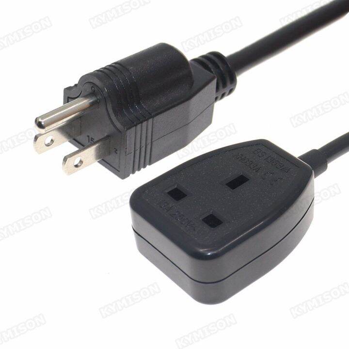 NEMA 5-15P Chúng Tôi đầu cắm đực Để Bs1363 3-Prong Outlet Anh ổ cắm cái ...