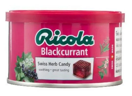 Ricola Blackcurrant Herb Candy 100g.. ริโคล่าลูกอมรสแบล็คเคอแรนต์ 100กรัม | Lazada.co.th