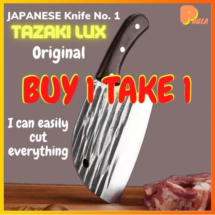 [Hot sales] Tazaki japanese knife Kitchen Steel Chef's Chopper Cooking ...