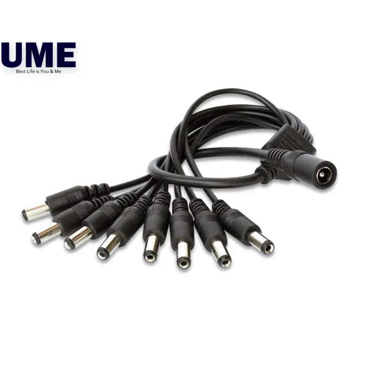 DC Jack Adapter Splitter Cable 1 Female to 8 Male DM8F COD | Lazada PH