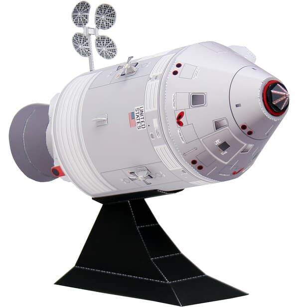 Apollo Command/Service Module: Simplified Version Papercraft | Lazada ...