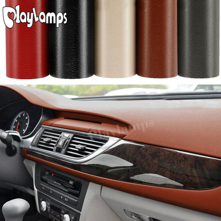 Premium Leather Pattern PVC Adhesive Vinyl Film Stickers For Auto Car ...