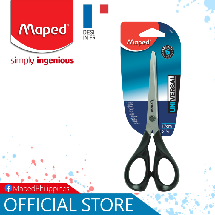 MAPED Advanced Green Scissors | Gunting | Stainless blades | For all ...