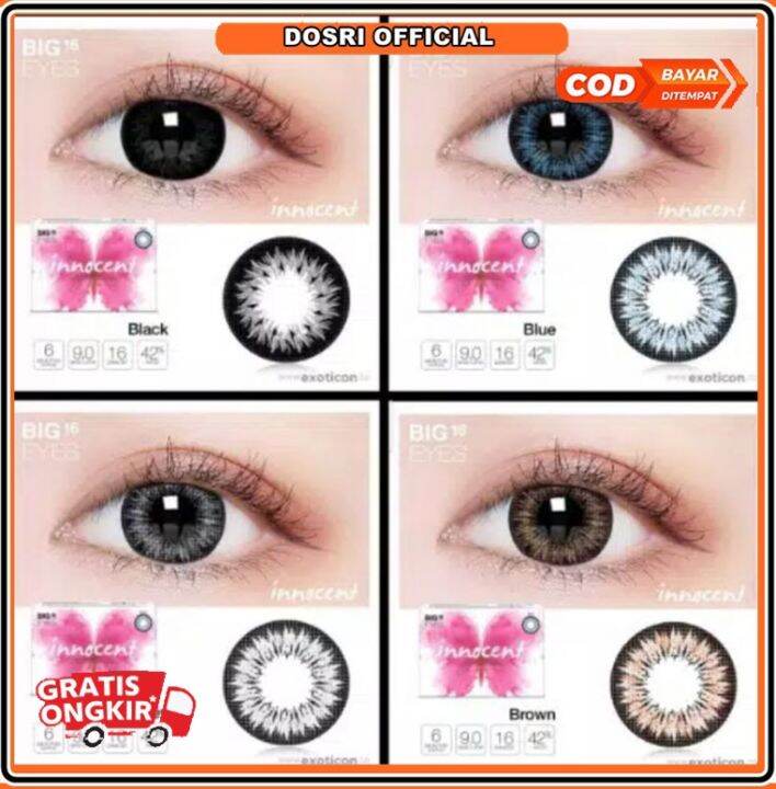 [NEW] Softlens X2 INNOCENT 16 MM BIG EYES by EXOTICON / Softlen Soflen ...