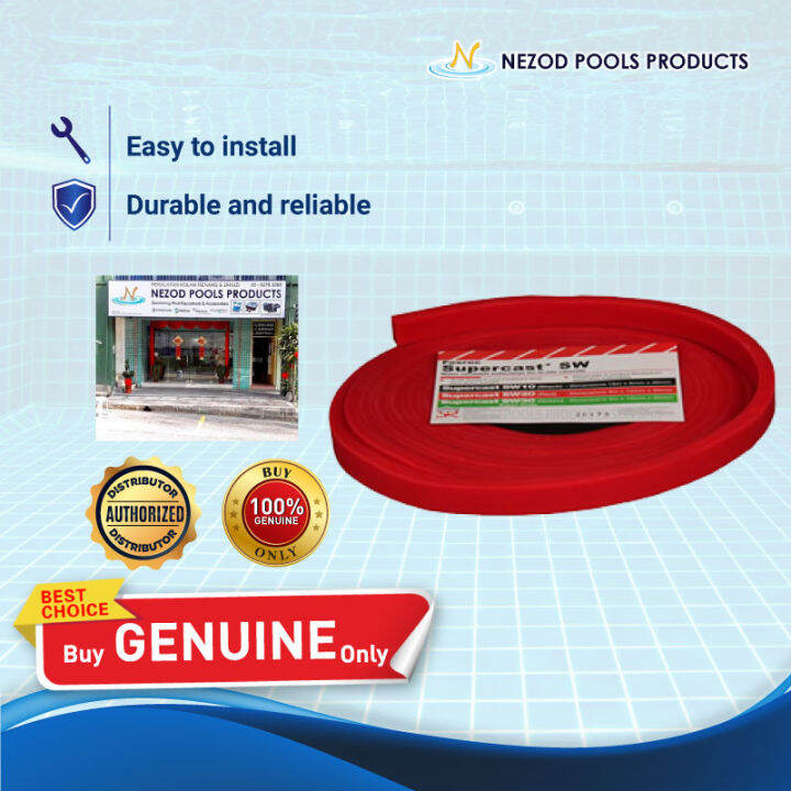 FOSROC SUPERCAST SW20 SWELLABLE WATERSTOP - NEZOD POOLS PRODUCTS | Lazada