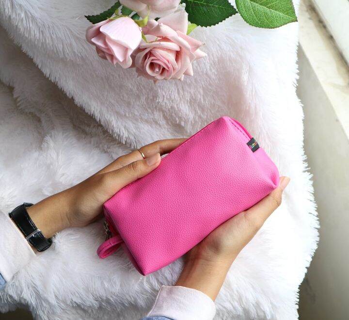 Dompet Pouch RUMAH WARNA Meisi Pink Fanta | Lazada Indonesia