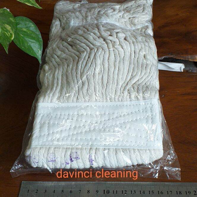 kain pel putih kain mop refill sumbu mop cotton putih | Lazada Indonesia