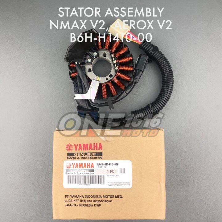 YAMAHA GENUINE STATOR ASSEMBLY B6H-H1410-00 FOR NMAX V2, AEROX V2 ...