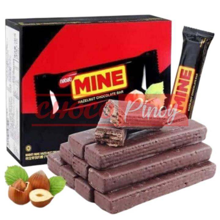 Choco Pinoy Onhand 1box Mine Hazelnut Chocolate Bars 12pcs | Lazada PH