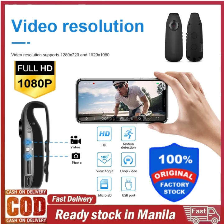 Hidden camera spy camera recorder 007 mini action video body camera for ...