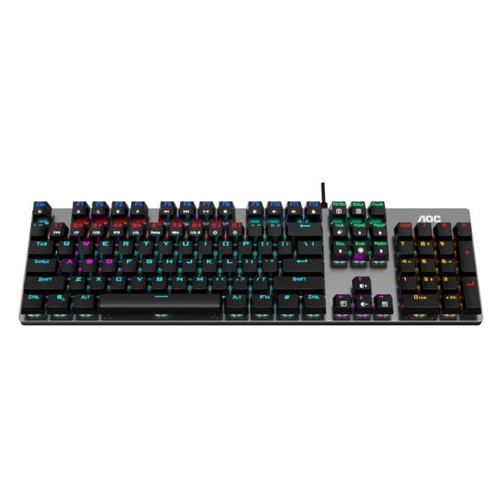 AOC Gaming Keyboard Gk410 Keys Mechanical | Lazada Indonesia