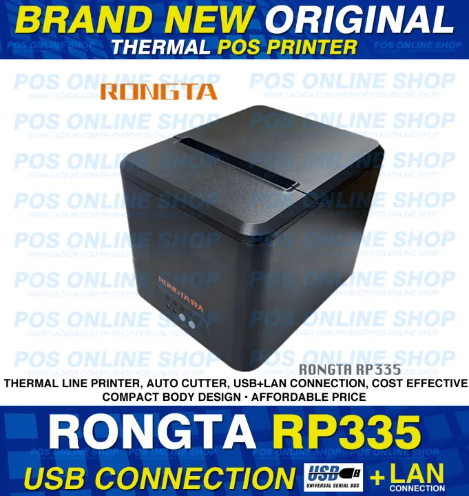POS ONLINE SHOP - RONGTA RP335 80MM THERMAL POS RECEIPT PRINTER USB ...