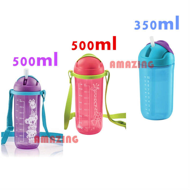 Tupperware Twinkle Straw Tumbler with Strap 500ml/ Tupperware Twinkle ...