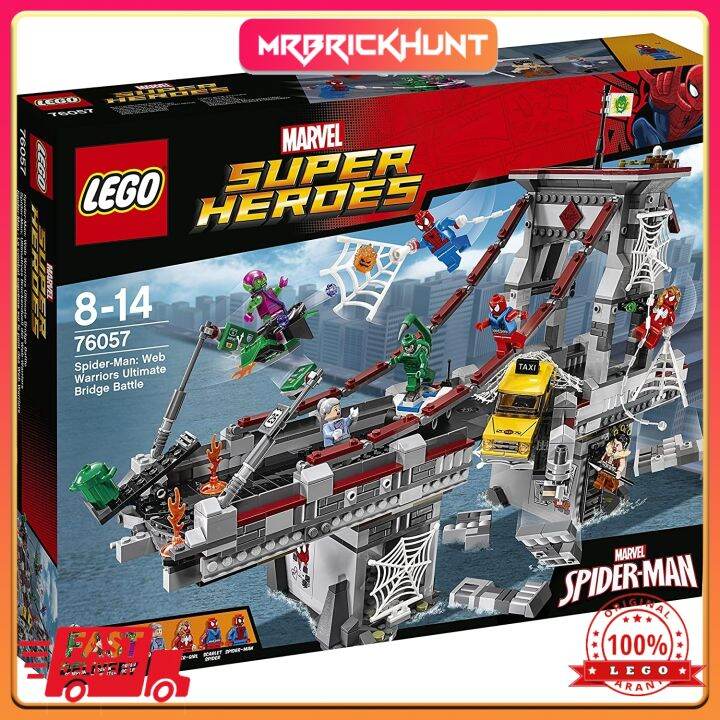 [MrBrickHunt] Lego 76057 Spider Man Web Warriors Ultimate Bridge Battle | Lazada
