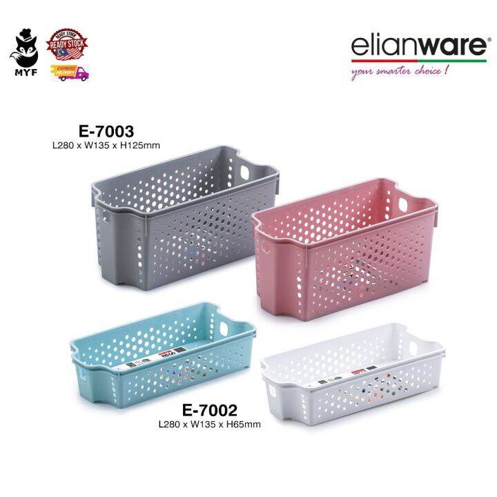 Elianware Multipurpose Stackable Bins Baskets Storage Bins Organizer ...
