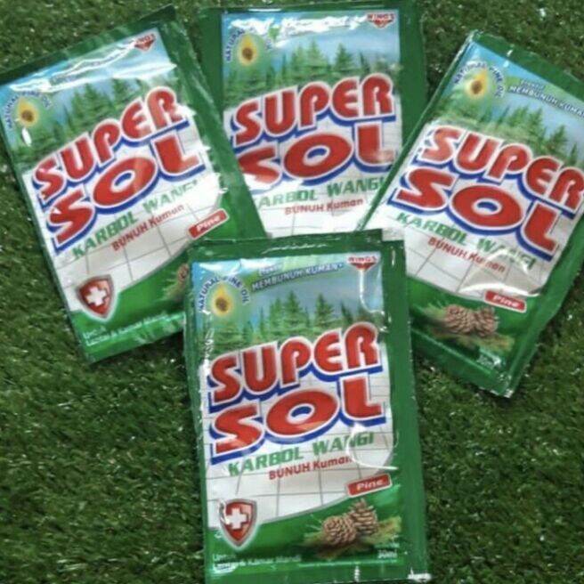 Super Sol Karbol Wangi Pine 1 lsn (12pc x 25ml) | Lazada Indonesia