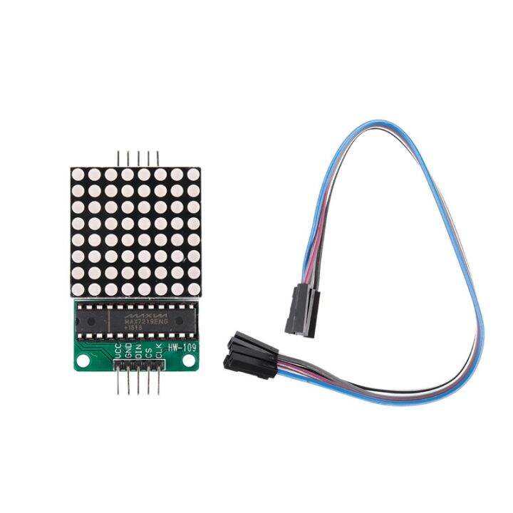 Special offer MAX7219 Red Dot Matrix Module MCU Control LED Display DIY w Cable | Lazada PH