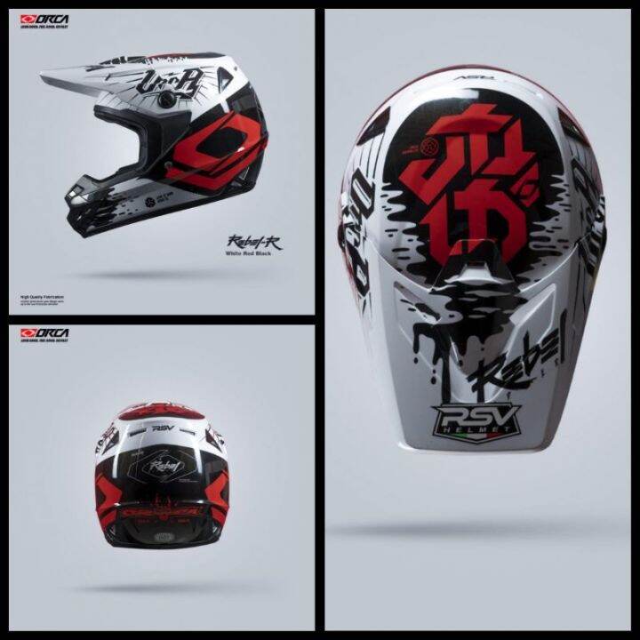 Helm fullface orca Rebel r helmet traill orca helm orca full face new ...