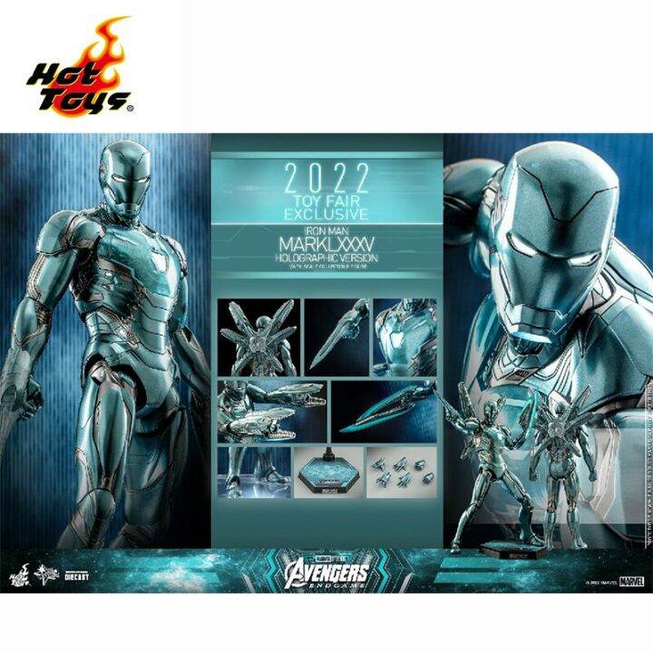 Hottoys HT 1/6 MMS646 Iron Man MK85 Holographic Version 2022 Toy Fair ...
