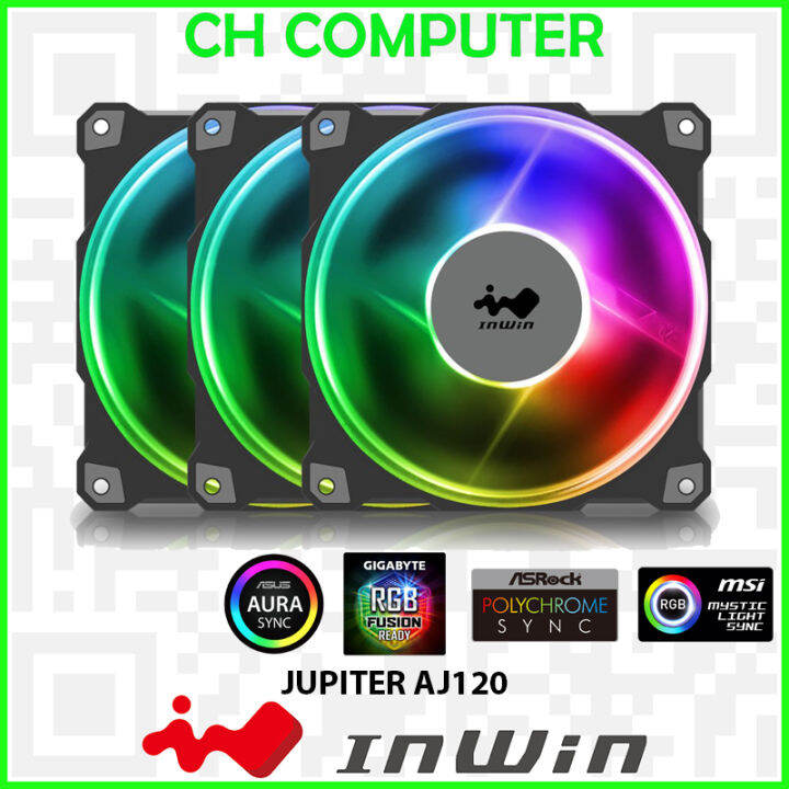 InWin Jupiter AJ120 High Performance and High Airflow Addressable RGB ...
