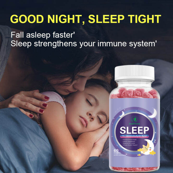 NatureTown Gummy for Sleep Improvement Aid Relax Anti Anxiety Gummies ...