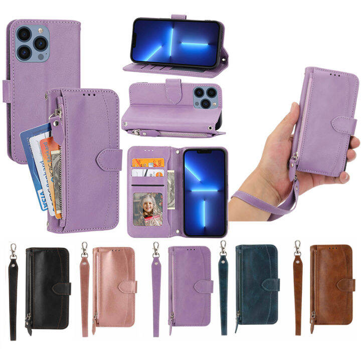 Wallet Case For Oppo A78 A17 A17k A57 2022 4g 5g Fashion Leather Women