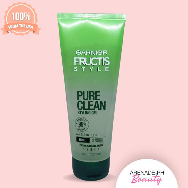 Garnier Fructis Style PURE CLEAN Styling Gel 24Hr Clean Hold Extra ...