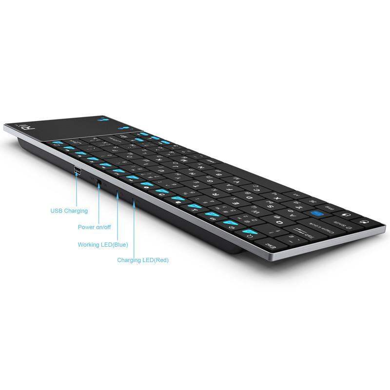 RII Mini K12+ Mini Keyboard Russian/Spanish/English Keyboard Wireless ...