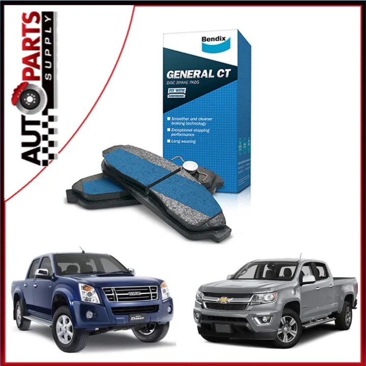 BENDIX FRONT BRAKE PADS ISUZU DMAX D MAX 2008+ MUX COLORADO GENERAL CT (DB1841) | Lazada