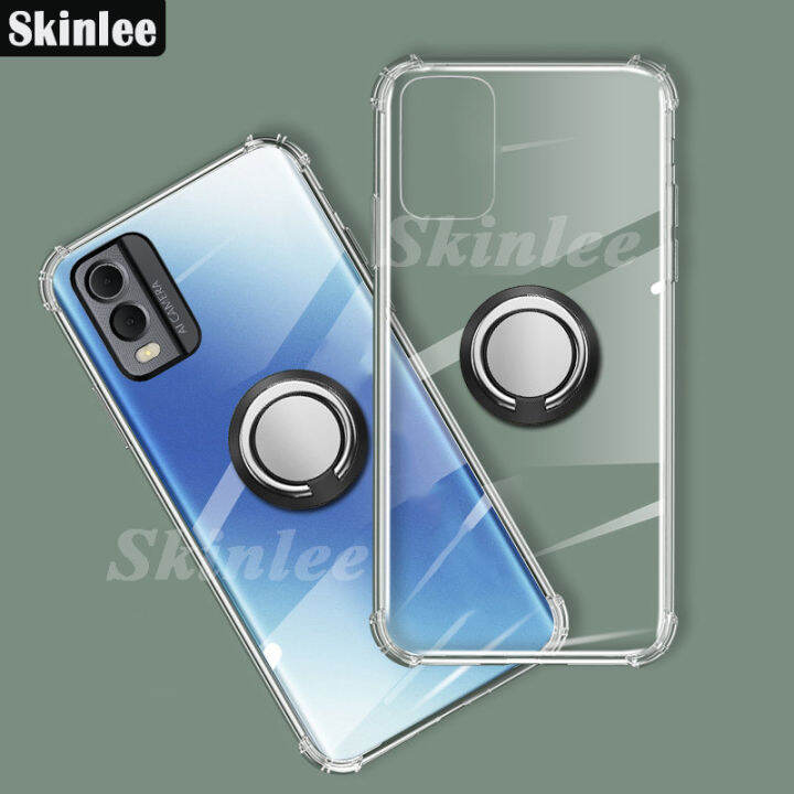 Ring Holder Phone Case for Nokia C32 C22 Ultra Thin Transparent Car ...