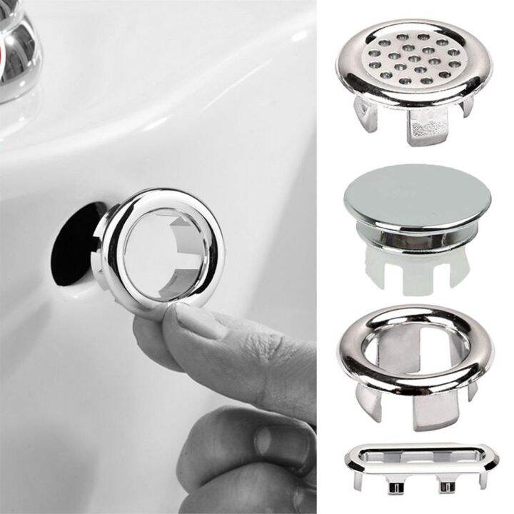 LE VICTORY Home Washing Basin Kitchen Accessories Chrome Hole Cover ...