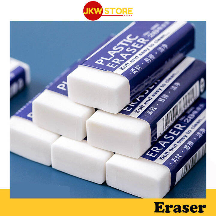 2B Eraser Exam Grade Soft 2B Rubber Dust Free Eraser Pemadam Pensel ...