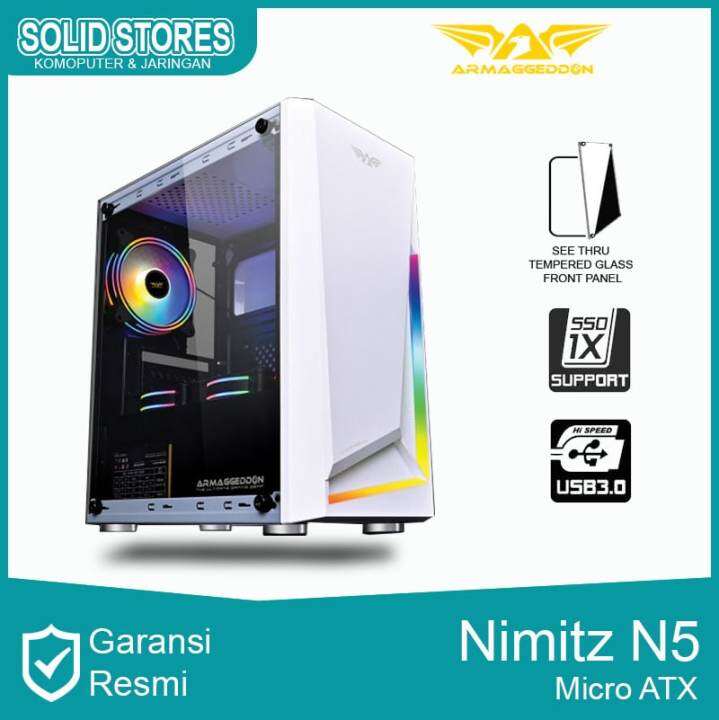 Casing Rakitan Armaggeddon Nimitz N5 Aurora - Micro Atx | Lazada Indonesia