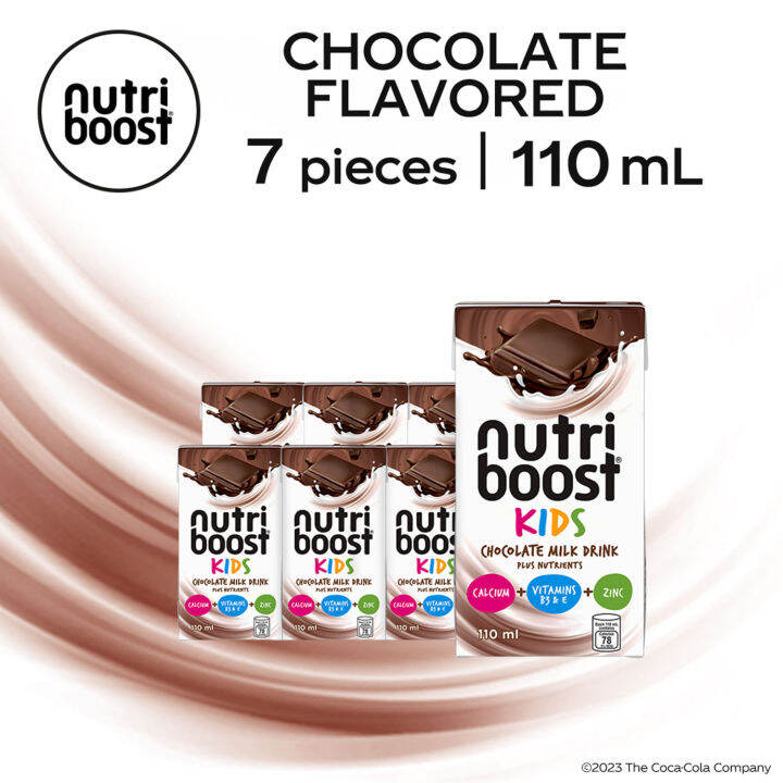 Nutriboost Chocolate Milk Drink 110ml - Pack of 7 | Lazada PH