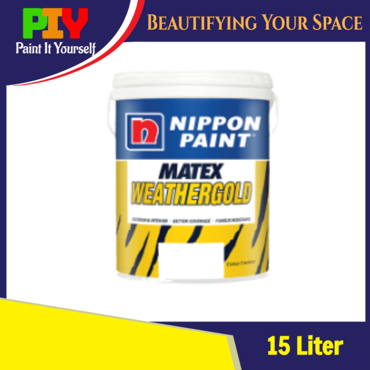 Nippon Paint Matex WeatherGold Weather Gold Interior Exterior Wall ...