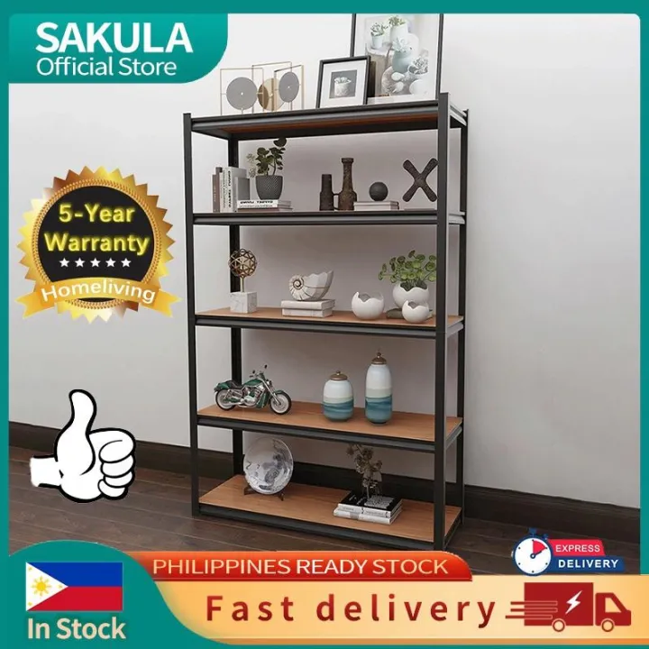 5 layer Boltless Adjustable Rack Shelves Storage Racks Shelving Unit ...