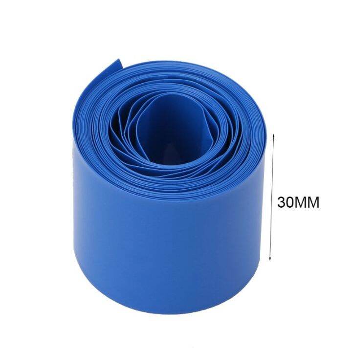 Battery Wrap PVC Heat Shrink Tubing 18-75mm Width for 14500 18650 26650 ...