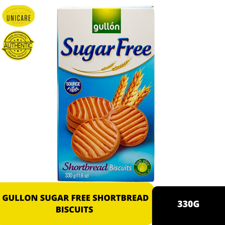 GULLON SUGAR FREE SHORTBREAD BISCUITS 330G | Lazada