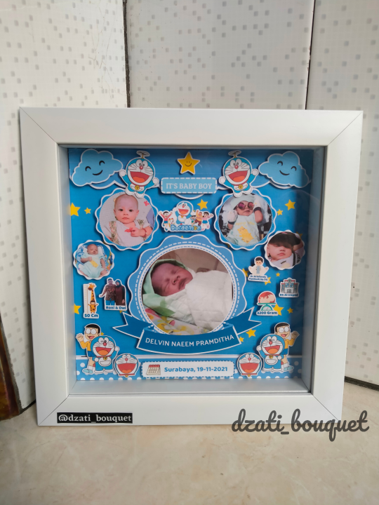 Frame Biodata Bayi 3D / Free Desain | Lazada Indonesia