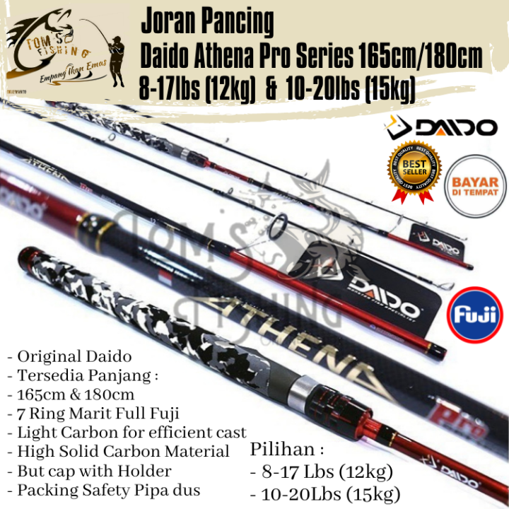 Joran Pancing Daido Athena Pro Series 165cm Carbon Solid (10-20lbs ...