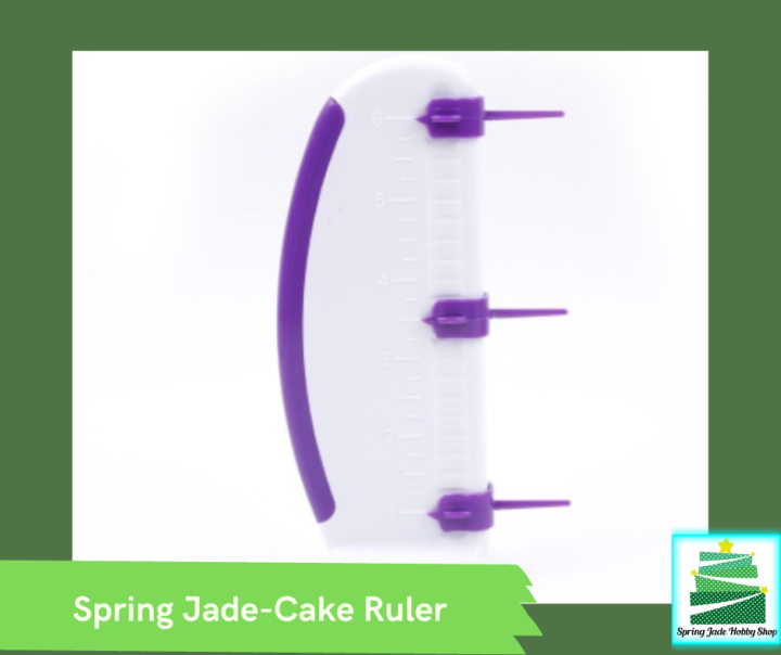 Spring Jade-Cake Ruler Marker Leveler Measuring Tool for Cake baking ...