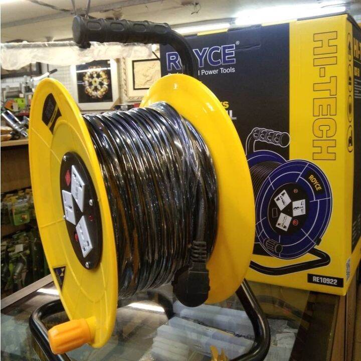 Royce 40 Meters Heavy Duty Extension Cord Cable Reel | Lazada PH