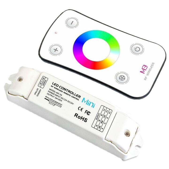 LTECH Led RGB Controller 2.4G RF M3-3A Receiver M3 RF Wireless Touch ...