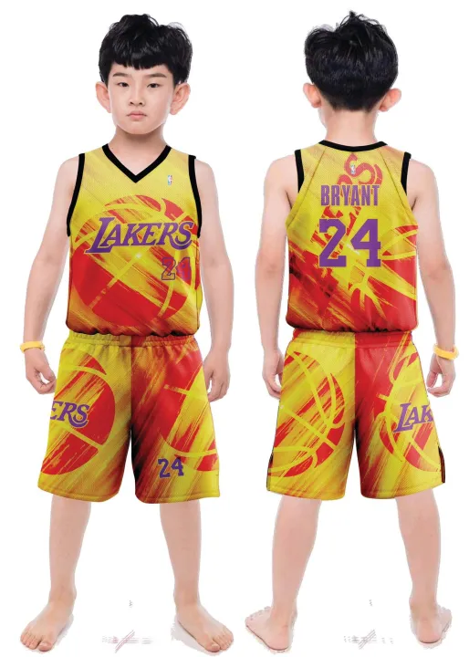 KIDS SIZE TERNO LAKERS KOBE BRYANT NBA JERSEY FREE CUSTOMIZE OF NAME ...