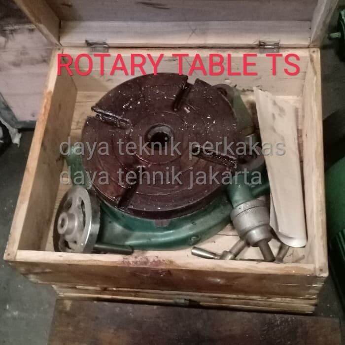 rotary table ts 8 in - meja putar milling 200 mm - meja putar | Lazada ...