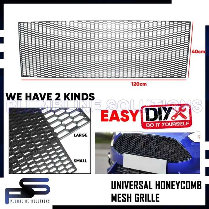 Universal Honeycomb Mesh Grille Net 3 types Large , Small Hole Size and ...