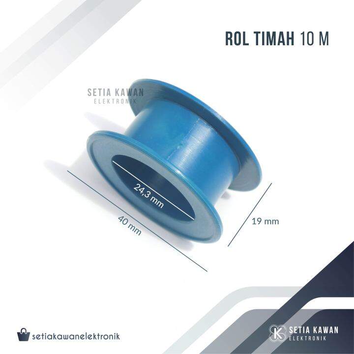 Bobin Rol Kawat 10M / Roll Timah / Tempat Gulungan Kabel / Klosan ...