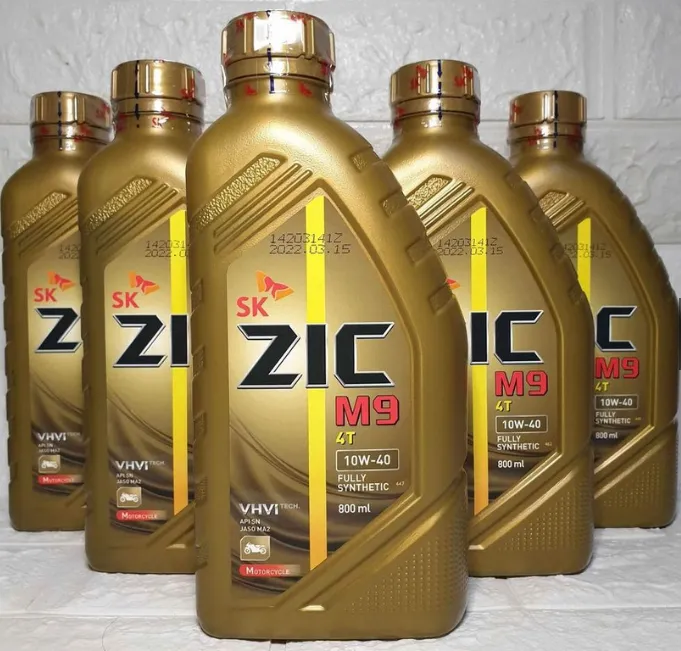 SK ZIC M9 (4T) 10W-40 Fully Synthetic Motorcycle Oil 1 Liter | Lazada PH